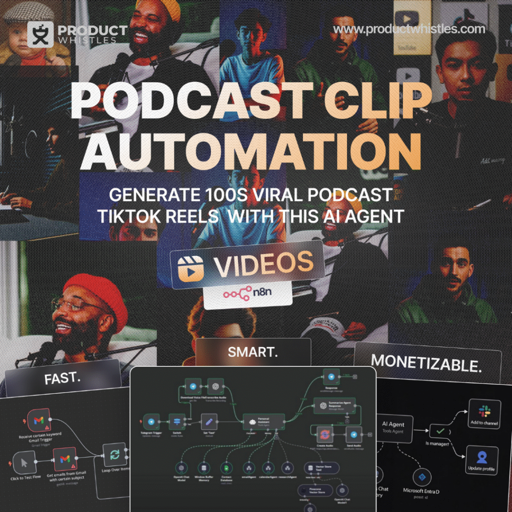 AI Podcast Clip Automation | Viral Podcast Reels Generator | TikTok ...